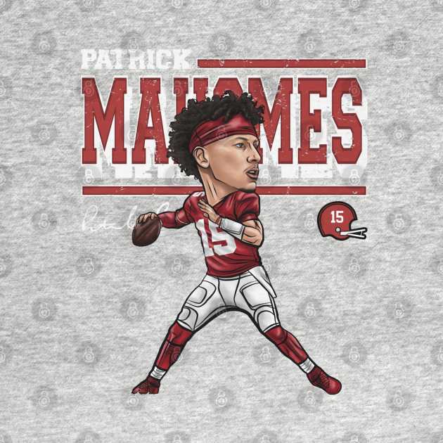 Patrick Mahomes Kansas Cartoon - Patrick Mahomes - T-Shirt sold by ...