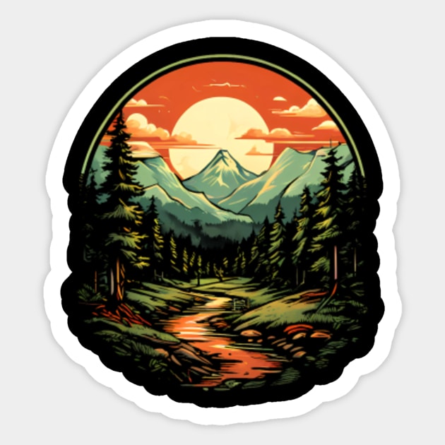 George washington national forest - National Forest - Sticker | TeePublic