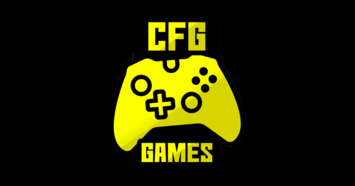 New CFG Games Logo - Video Games - Sticker | TeePublic