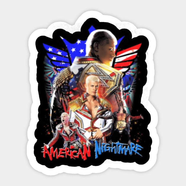 Cody Rhodes Retro Bootleg - Cody Rhodes - Sticker | TeePublic