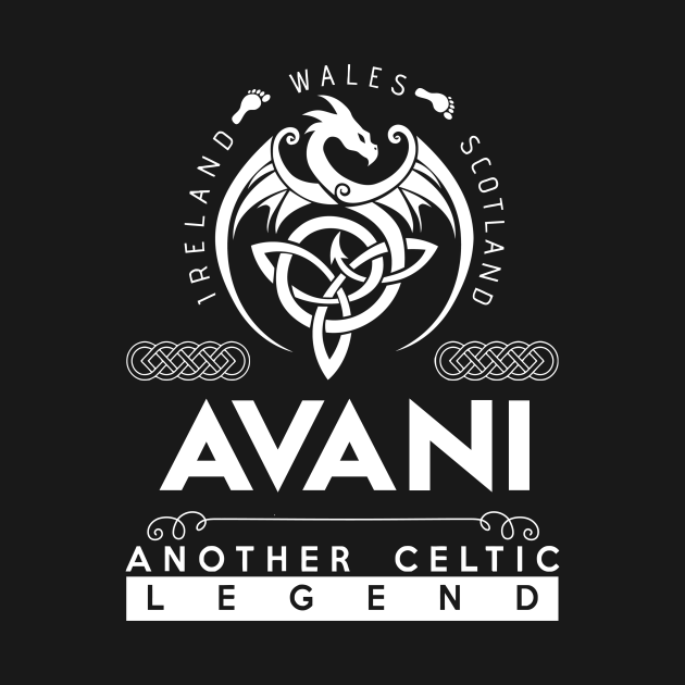 Avani Name T Shirt - Another Celtic Legend Avani Dragon Gift Item ...
