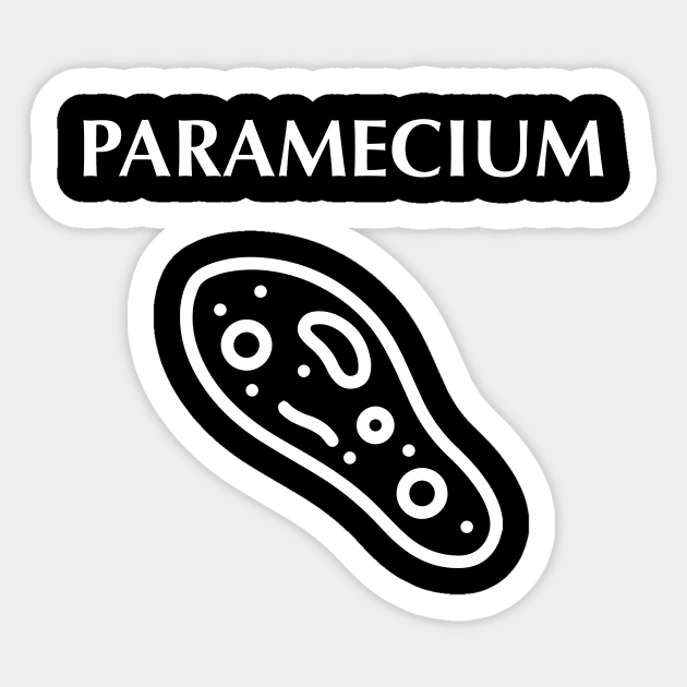 Paramecium unicellular organism - Paramecium Cell - Sticker | TeePublic