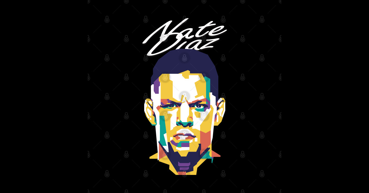 Nate Diaz - Nate Diaz - Sticker | TeePublic