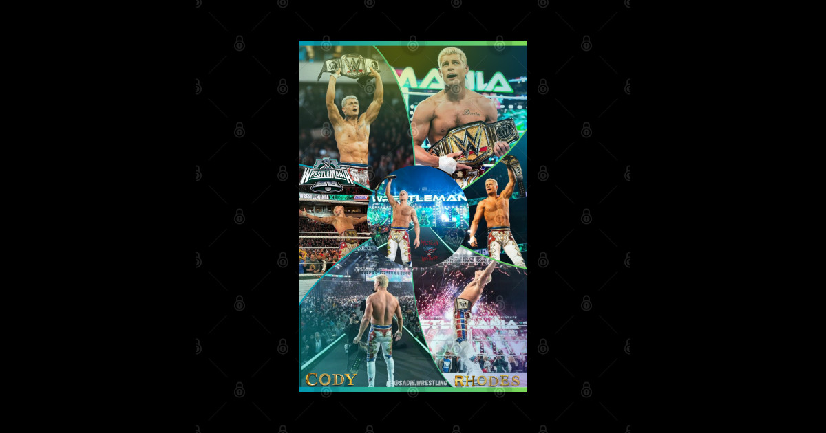 Cody Rhodes WWE Homemade Graphic Design Poster/Wall Art - Wwe - Posters ...