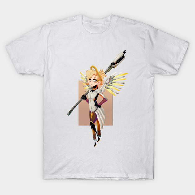 mercy. - Overwatch - T-Shirt | TeePublic