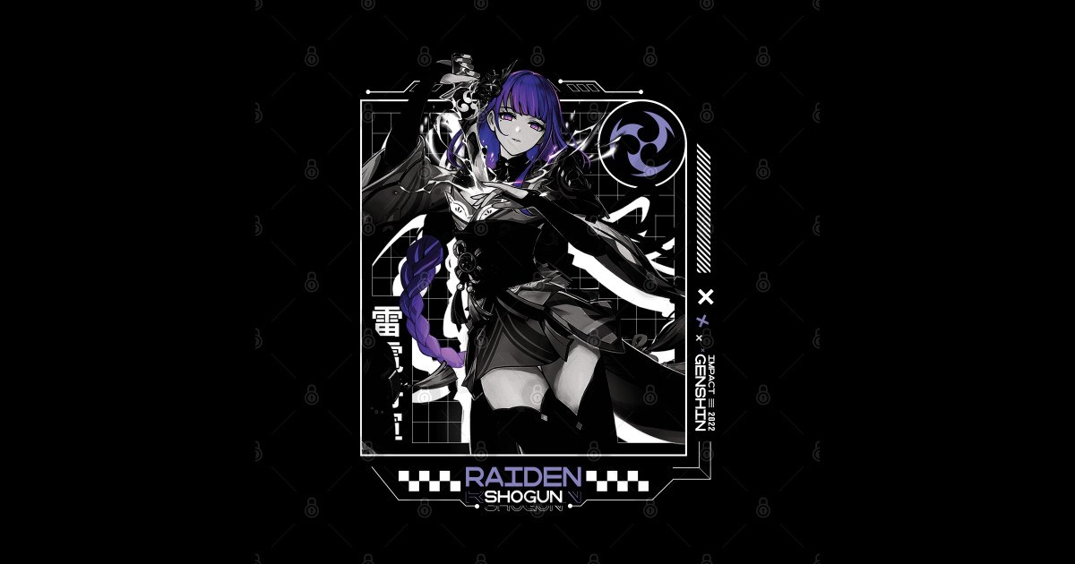 Raiden Shogun - Raiden Shogun - Posters and Art Prints | TeePublic