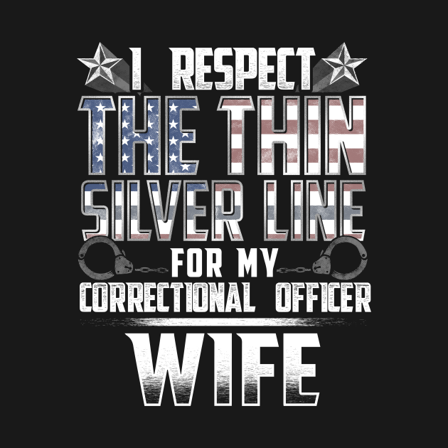 Wife Thin Silver Line Correctional Officer Thin Silver Line Long