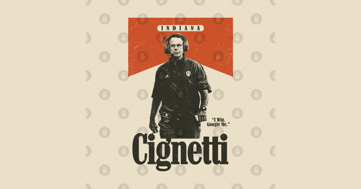 RETRO I Win Google Me - Curt Cignetti - Vintage - T-Shirt | TeePublic