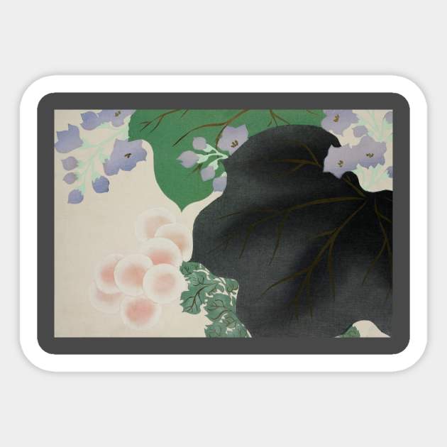 flower art japanese - Flower - Sticker | TeePublic