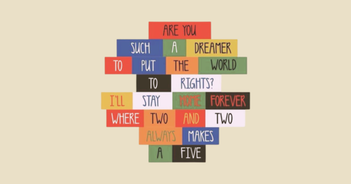 Radiohead typographic tribute poster - Band - T-Shirt | TeePublic