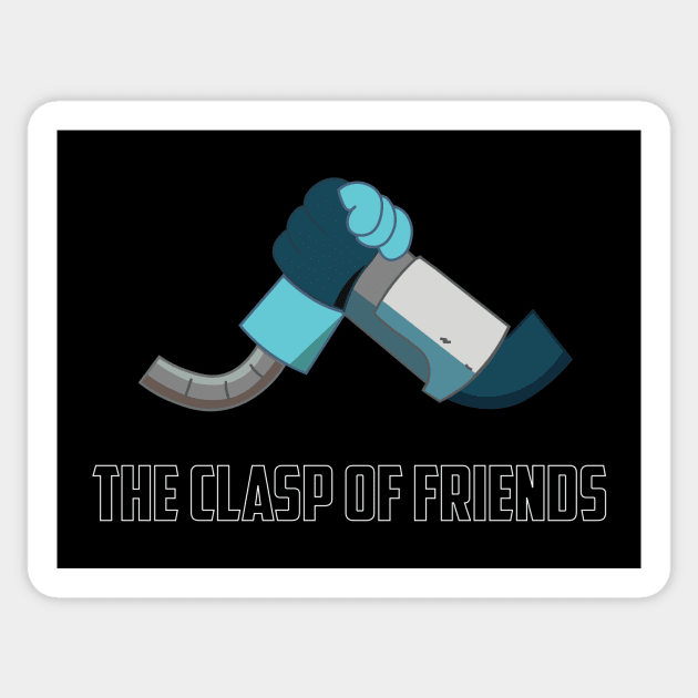 The Clasp of Friends - Final Space - Sticker | TeePublic