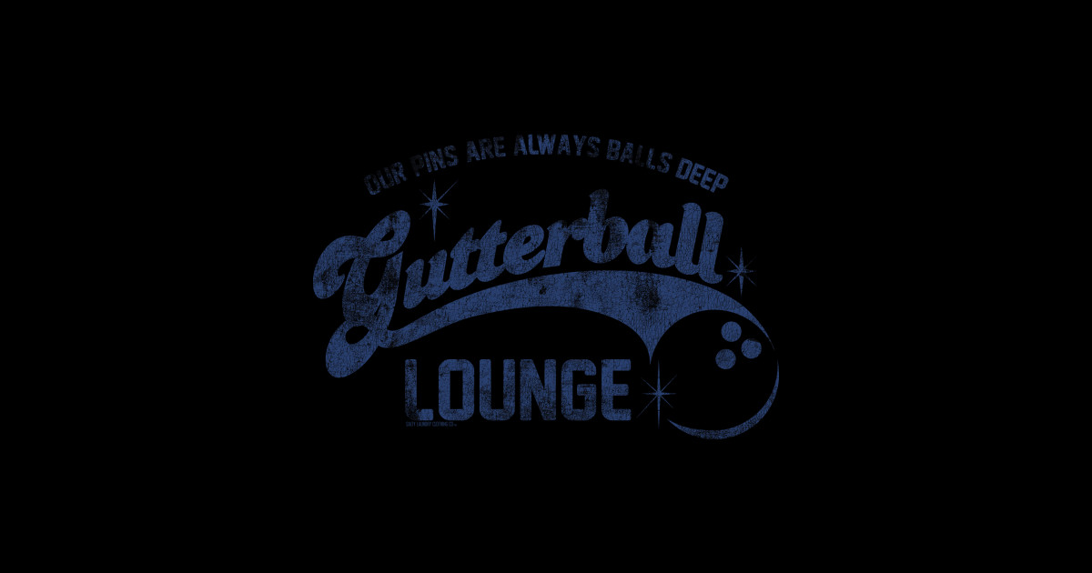 Gutterball Lounge - Bowling - Sticker | TeePublic