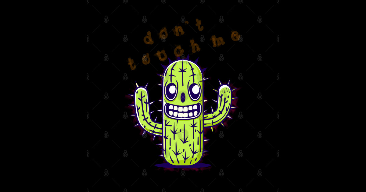 Creepy Cactus of cartoon with text - Creepy Cactus Of Cartoon With Text ...