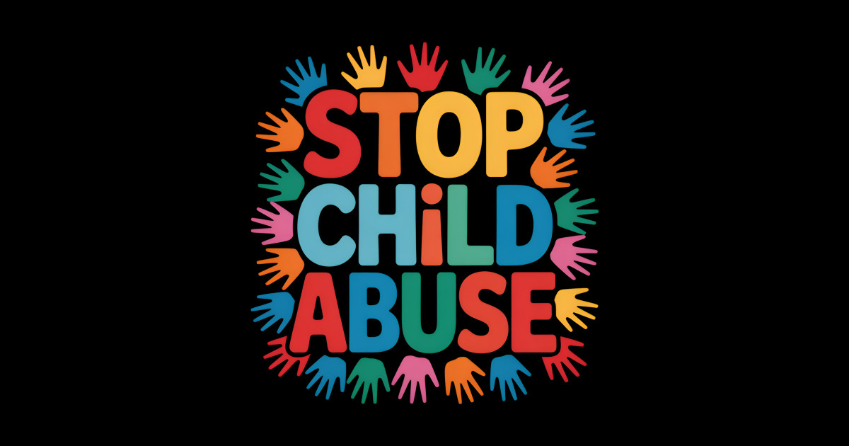 Stop Child Abuse Awareness Handprint Art - Child Abuse Awareness ...
