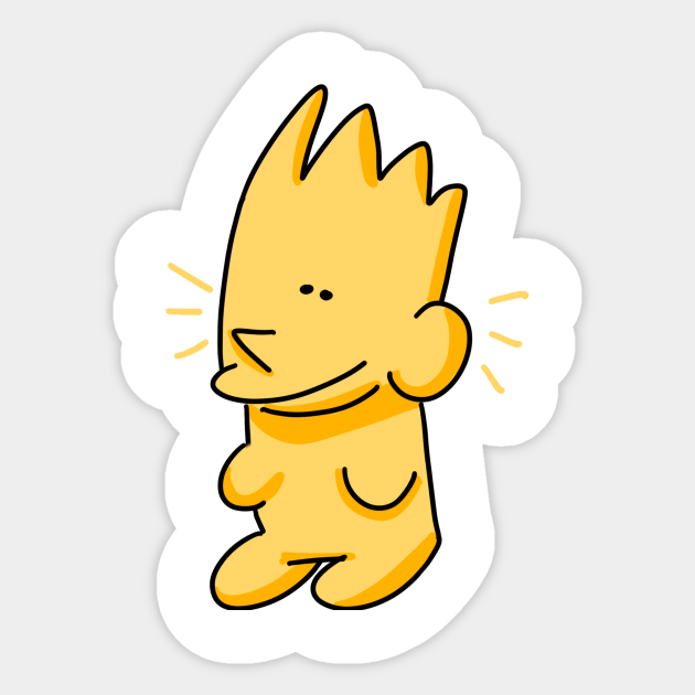 Bart Simpson Gummy Bear - Bart Simpson - Sticker | TeePublic