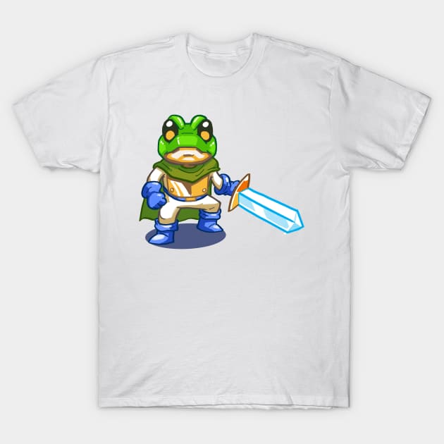 Frog (Chrono Trigger sprite) - Video Games - T-Shirt | TeePublic