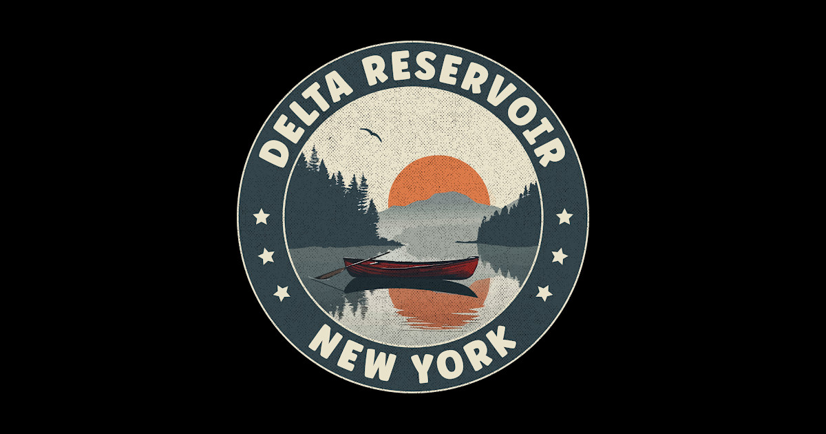 Delta Reservoir New York Sunset - Delta Reservoir - Posters and Art ...
