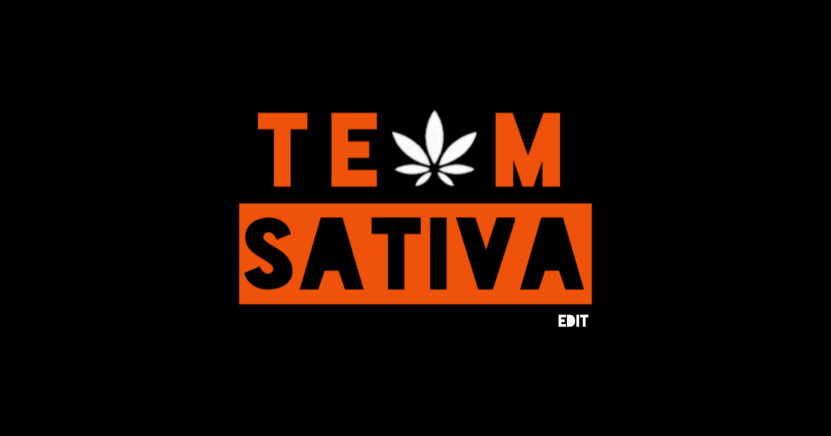Team Sativa by Edit - 420 - Sticker | TeePublic