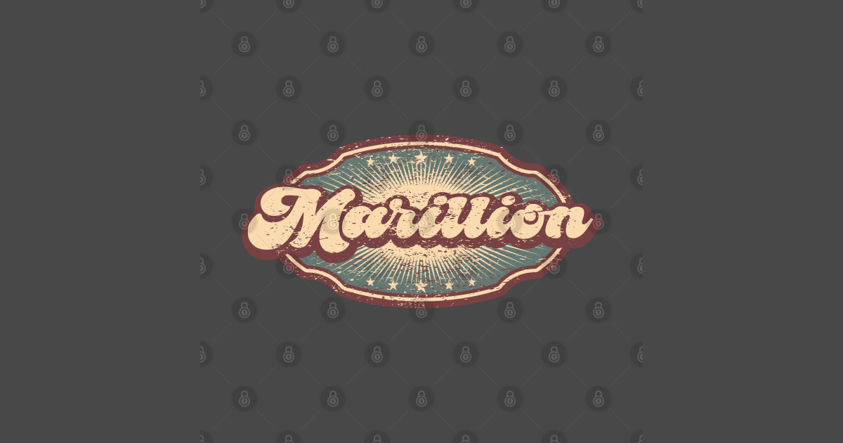 Marillion Vintage Badge - Musician - T-Shirt | TeePublic