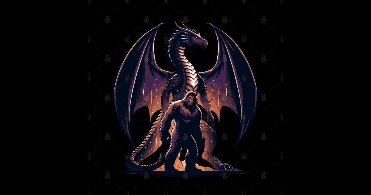 Bigfoot Sasquatch Year of The Dragon Pet Cryptid Legend Believer ...