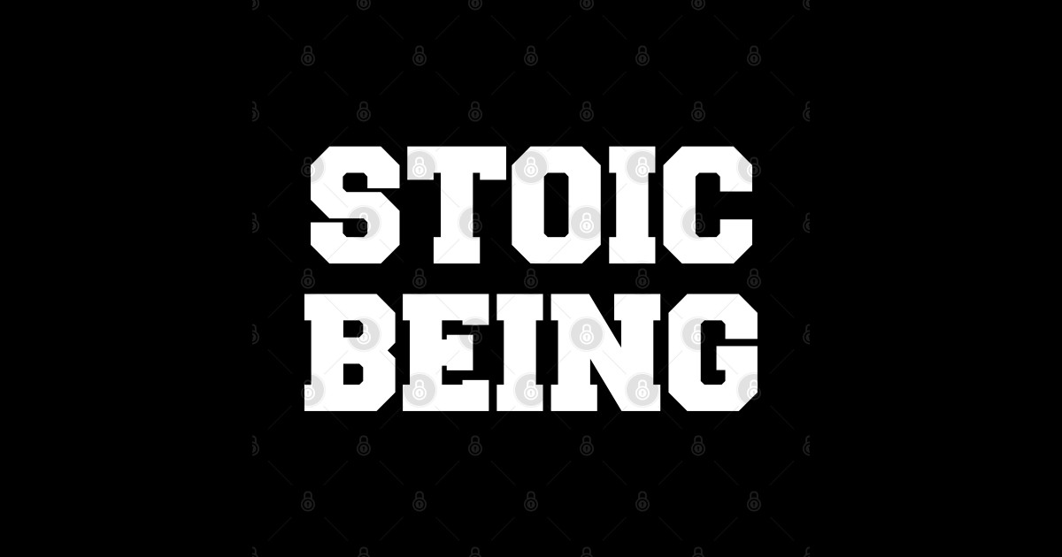 Stoic Being (Dark Edition) - Stoicism - Posters and Art Prints | TeePublic