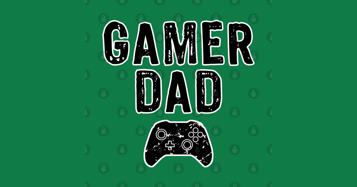 Gamer Dad - Gamers - T-Shirt | TeePublic