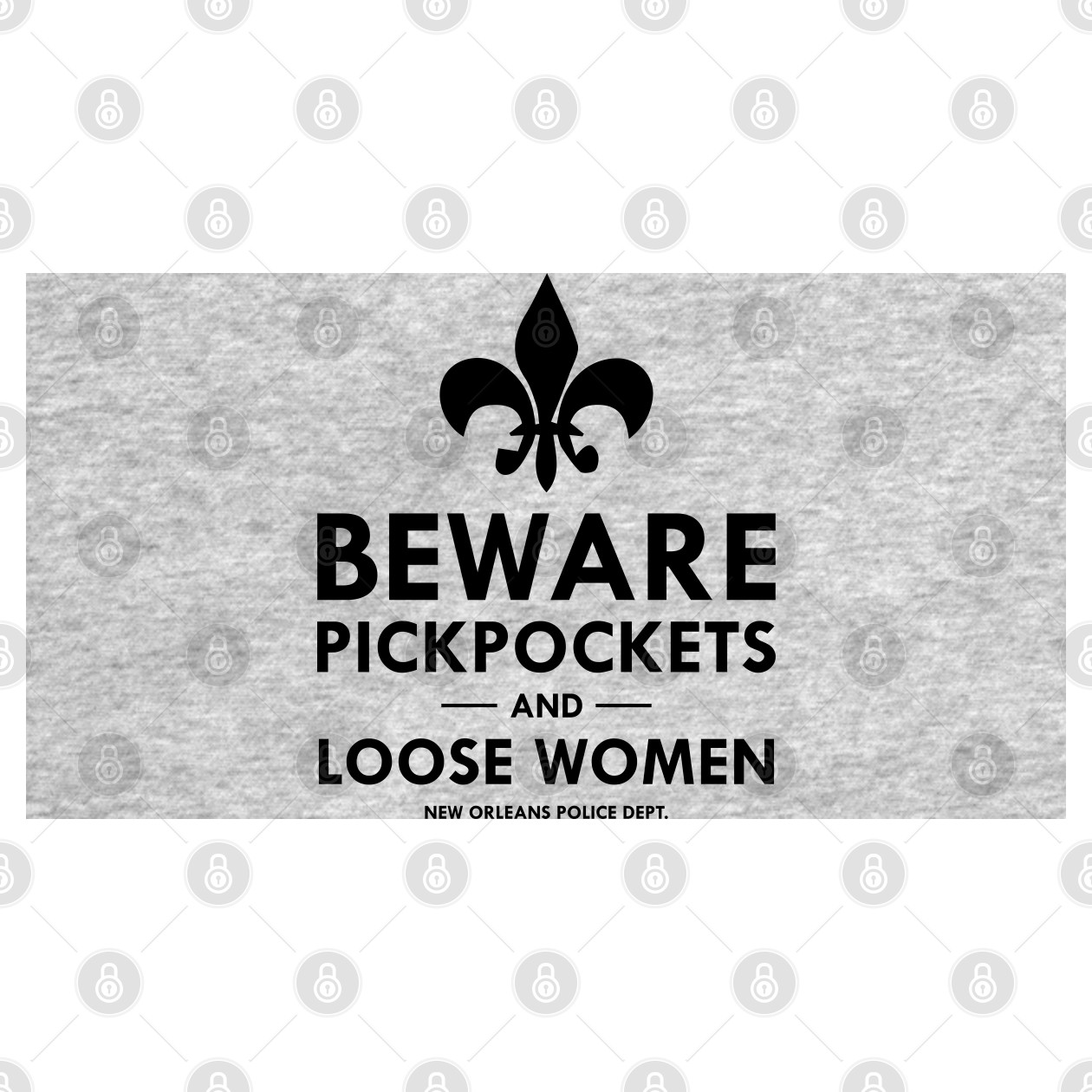 beware pickpockets