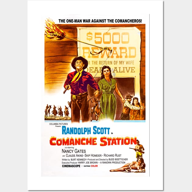 Comanche Station Poster - Vintage Movie Art - Posters and Art Prints ...
