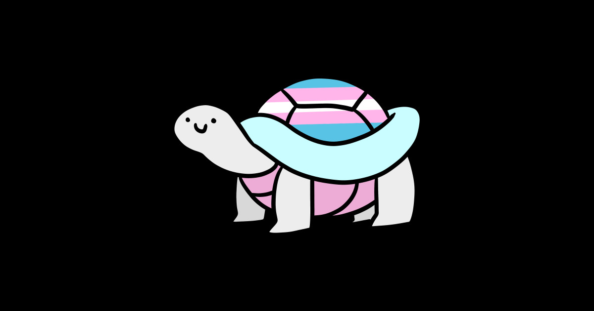 Trans Pride Turtle - Trans Pride Turtle - Posters and Art Prints ...