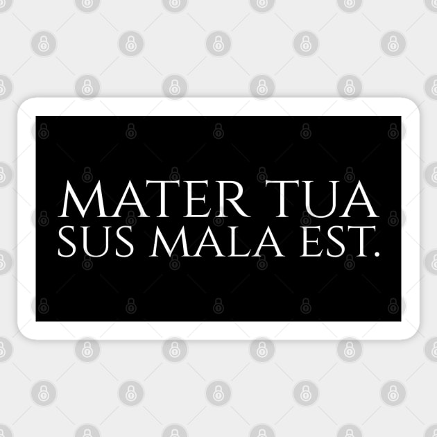 Funny Latin Double Entendre - Mater Tua Sus Mala Est - Double Entendre ...