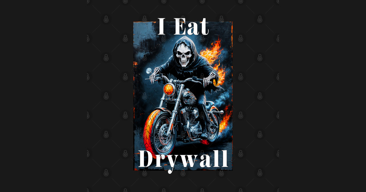 I Eat Drywall Funny Cringe Hard Skeleton Meme - I Eat Drywall - T-Shirt ...