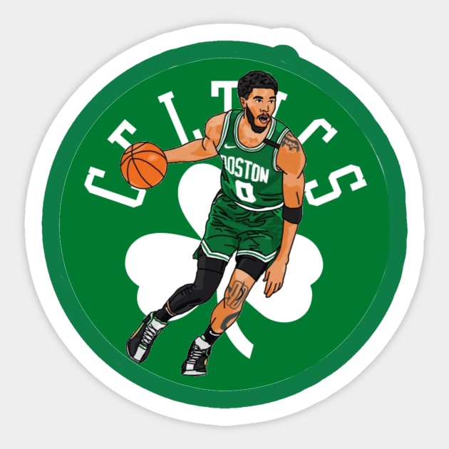 Jayson Tatum/Celtics Logo - Celtics - Sticker | TeePublic