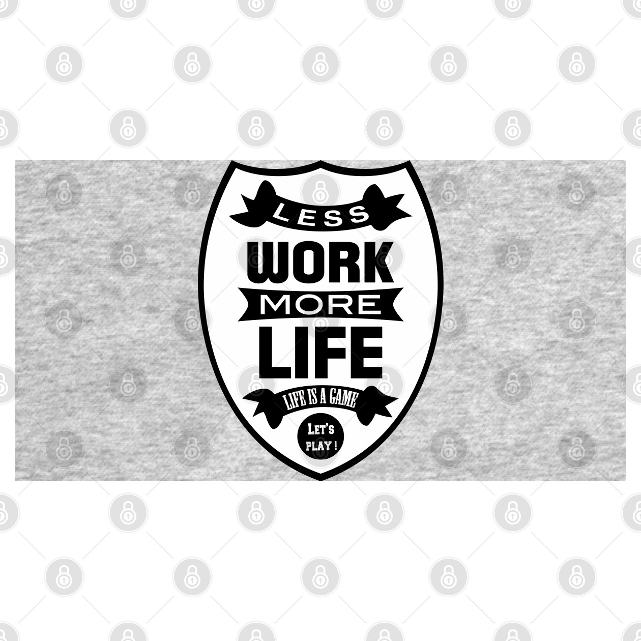 Less work more life - Design - T-Shirt | TeePublic