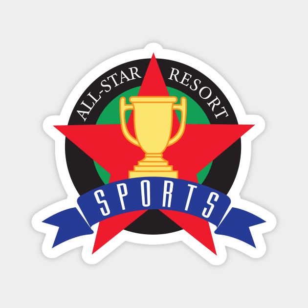 All Star Sports Resort - Disney World - Magnet | TeePublic
