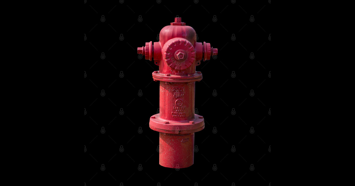 Long Barrel EJIW Fire Hydrant - Fire Hydrant - Sticker | TeePublic