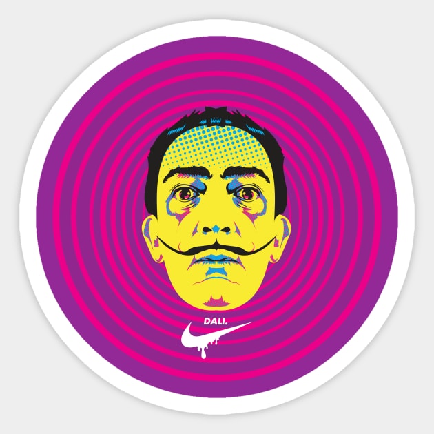 Salvadore Dali -History of Art - Lsd - Sticker | TeePublic