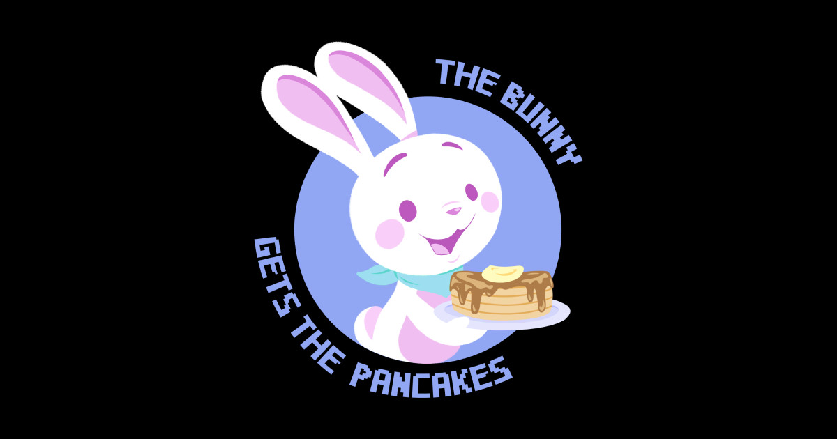 The Bunny Gets the Pancakes - Wreck It Ralph - Sticker | TeePublic