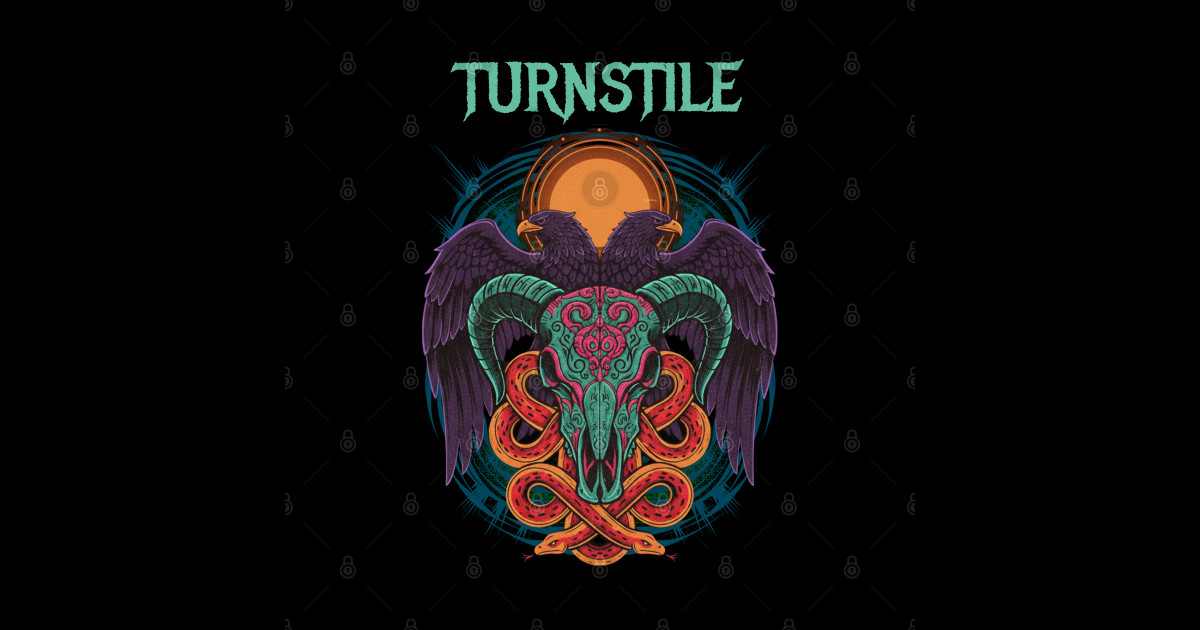 TURNSTILE BAND FAN ART - Turnstile Band Fan Art - Sticker | TeePublic
