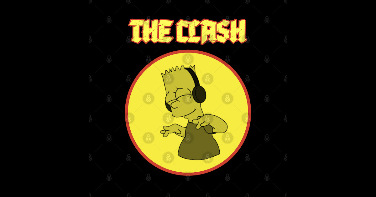 The Clash / Cartoon Style - The Clash - Sticker | TeePublic