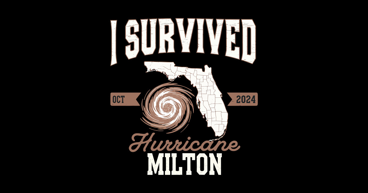 Hurricane-Milton - Hurricane Milton - Sticker | TeePublic