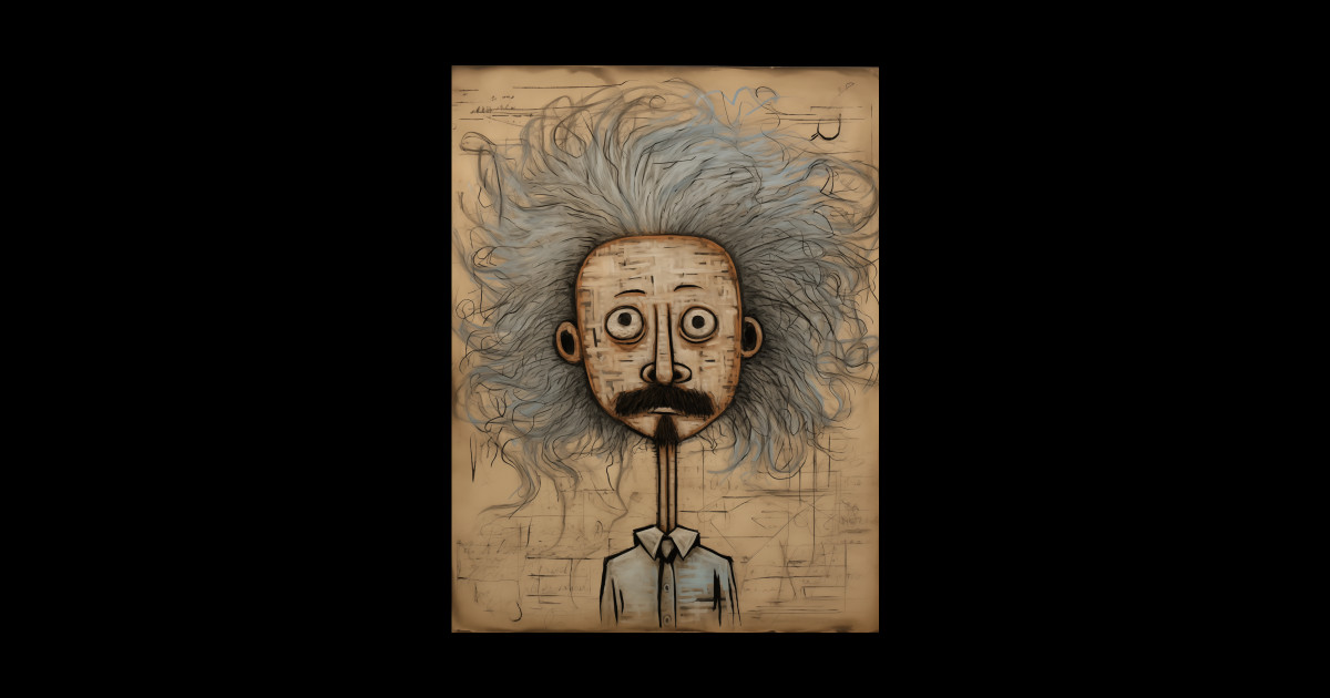 Genius Unleashed-Abstract Einstein Portrait - Einstein - Posters and ...