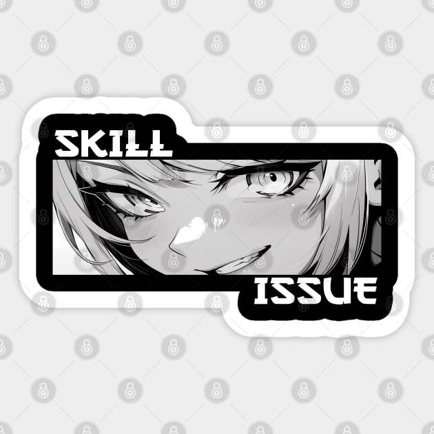 Aesthetic Smug Anime Girl Skill Issue Gaming Waifu - Skill Issue ...