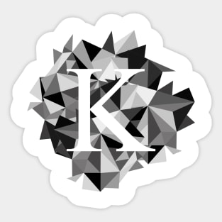 Letter K Stickers for Sale | TeePublic
