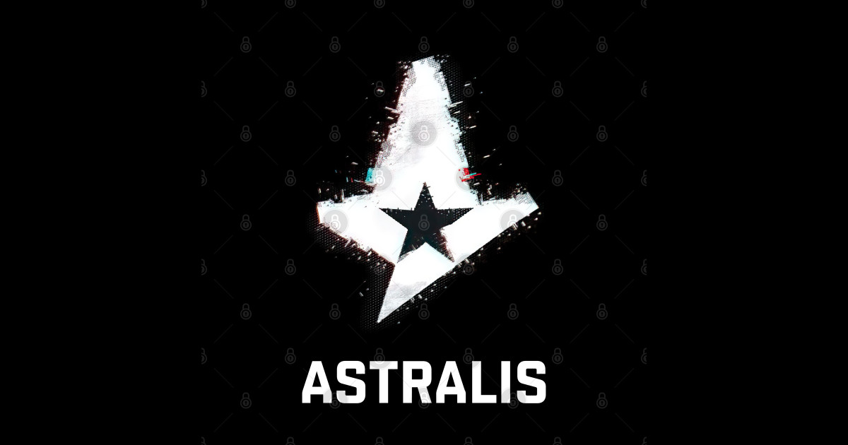 Astralis Redesign - Team Logo - Black Edition - Astralis - Sticker ...