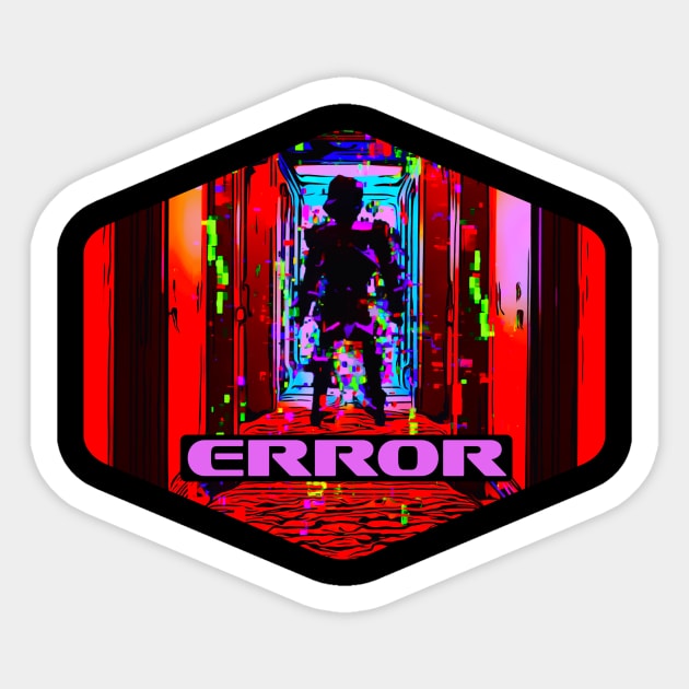 ERROR - Glitch from Doors - Glitch - Sticker | TeePublic