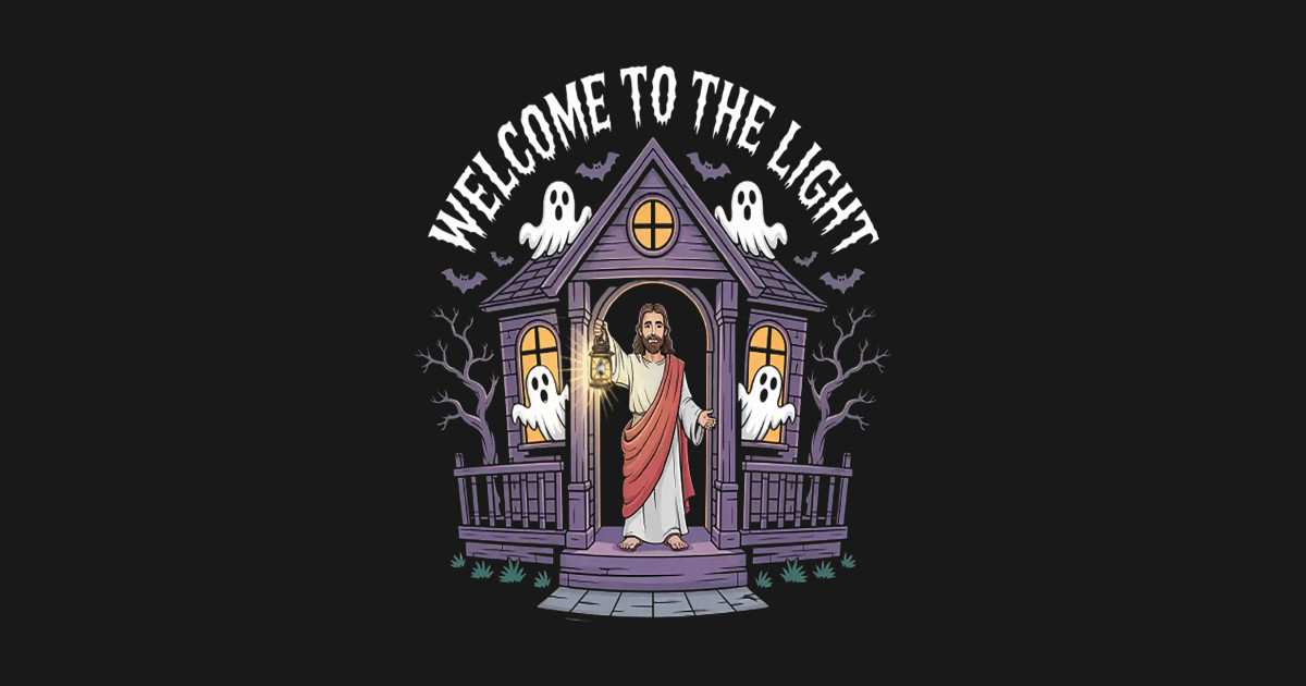 Welcome To The Light Embrace The Shadows With Spooky Spirits Halloween ...