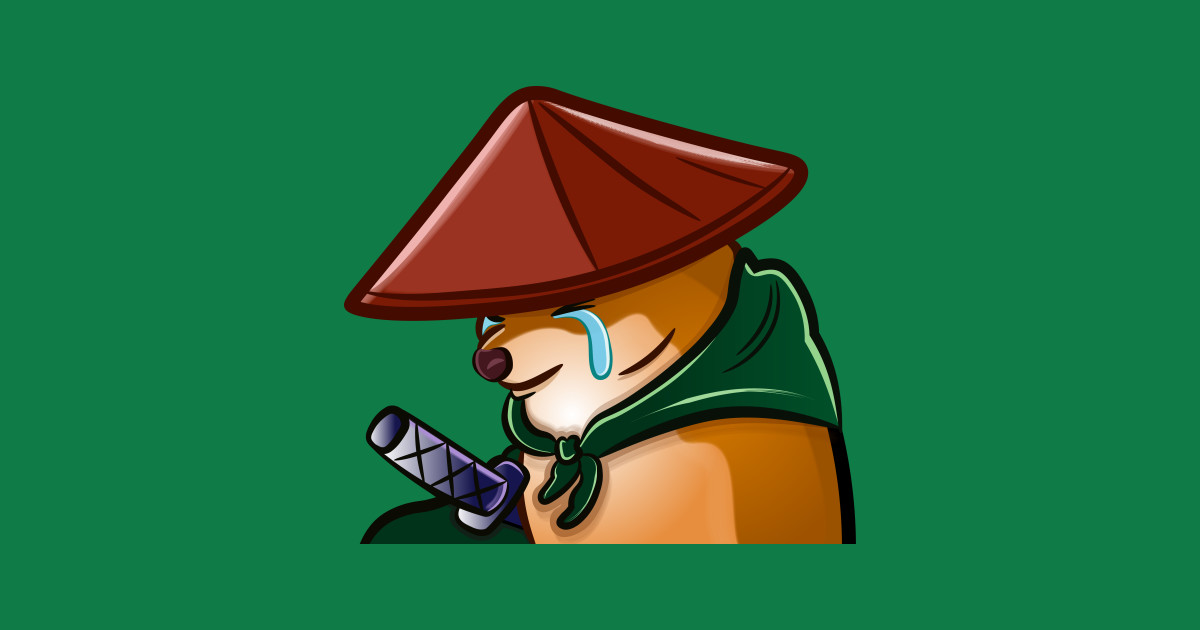 Samurai Cheems Dog Meme T-Shirt - Cheems Meme - T-Shirt | TeePublic