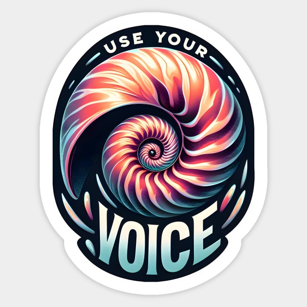 Use your voice - The Little Mermaid - Sticker | TeePublic