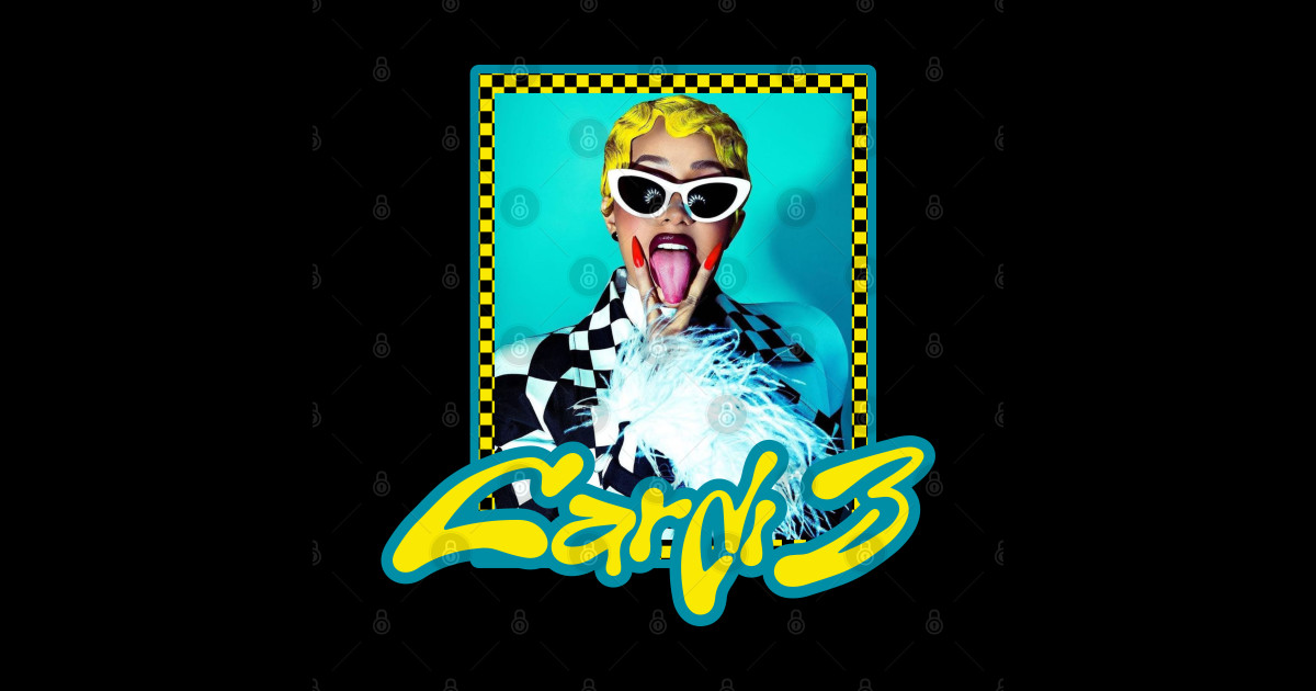 Cardi B - Yellow Hair - Rapper - Posters and Art Prints | TeePublic