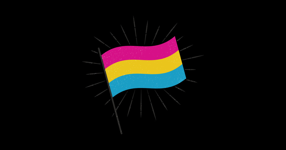 Retro Pan Pride Flag - Pan Pride - Sticker | TeePublic